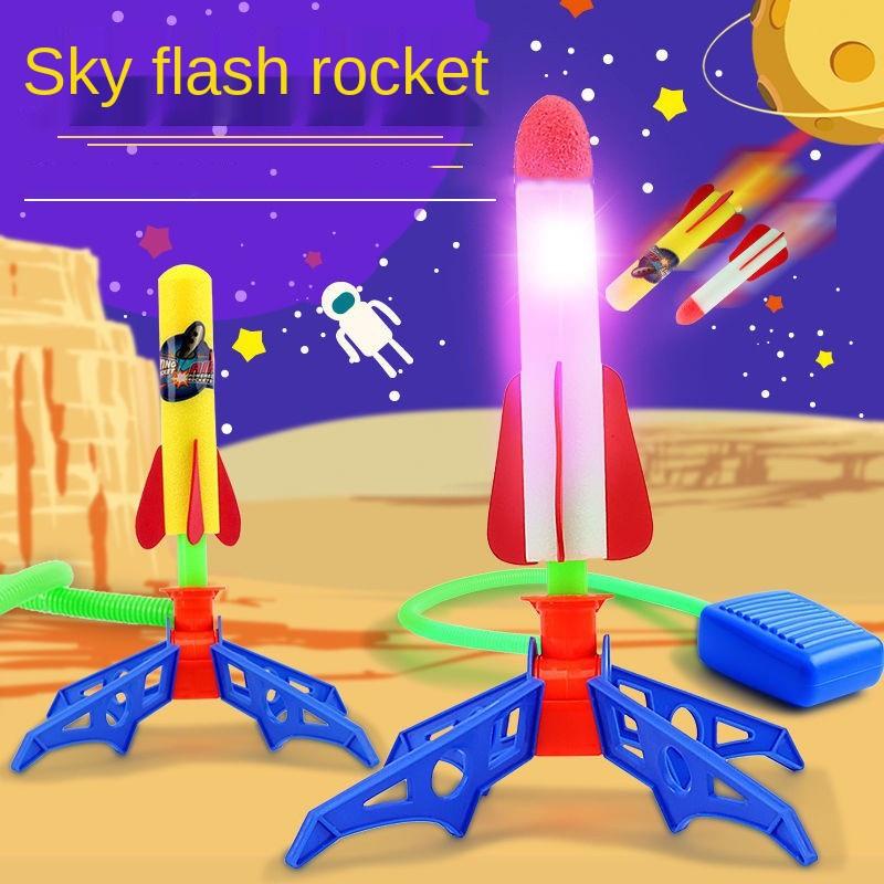 Toy Rocket Plastic Rocket Launcher Adjustable Angle Toy Creative ...