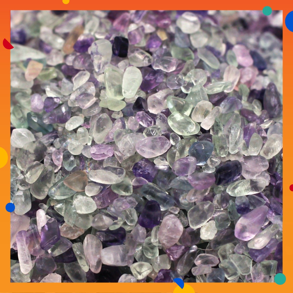 100g Undrilled Mini Chip 3x5mm Natural Fluorite Gravel No Hole ...