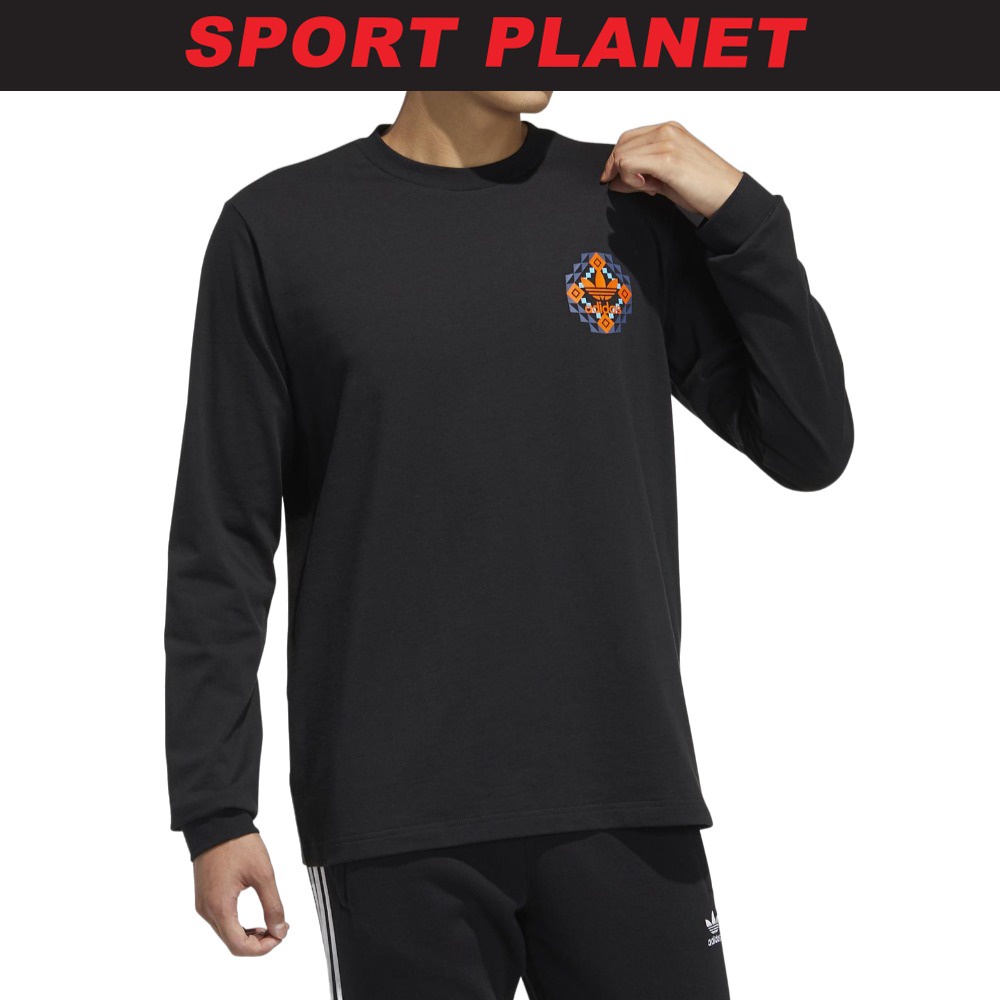 adidas Bunga Men Street Folk Adicolor Long Sleeve Top Shirtt Baju ...