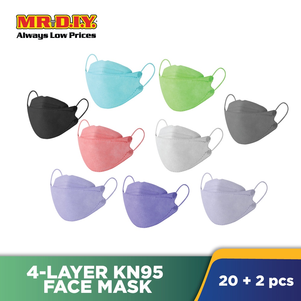Mr.Diy KF94/KN95 Disposable Face Mask (2 Pcs) | Shopee Malaysia