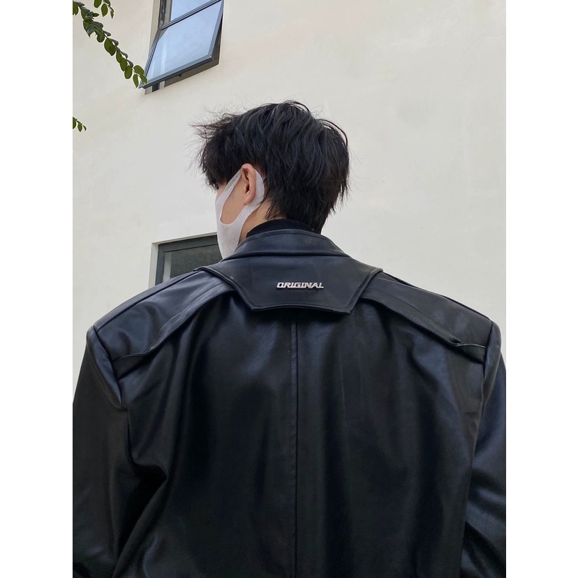 [X-MEN] American Trendy Niche High-End Motorcycle Leather Jacket MEN ...
