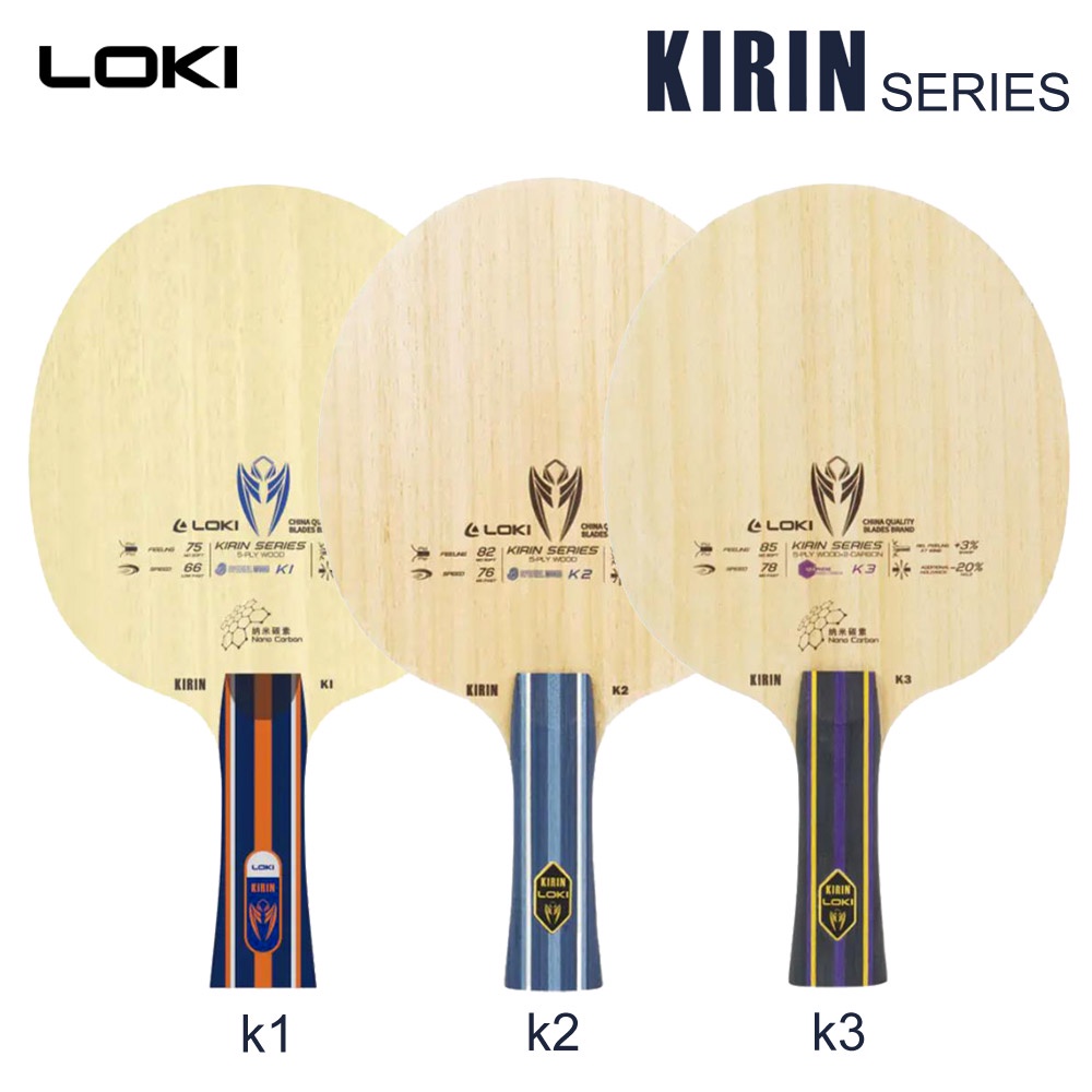 Original LOKI Table Tennis Racket Blade KIRIN K1 K2 K3 Ping Pong Paddle ...