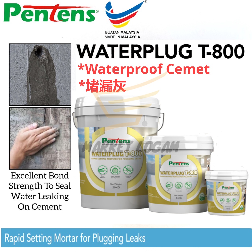 Pentens Waterproof Cement Leaking For Crack Joint Hole Wall , RC Gutter ...