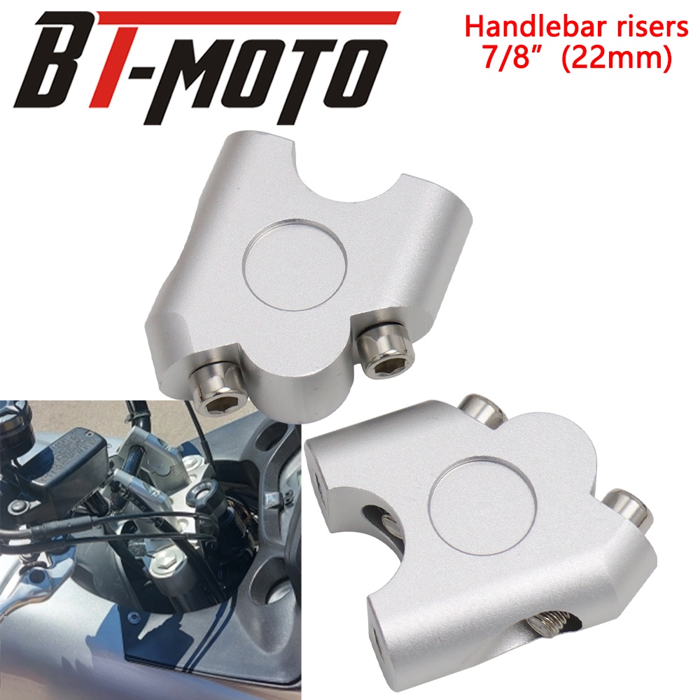 7/8" 22mm Handlebar Risers Fits For YAMAHA 250 MT07 MT09 FZ6 XJ6 XJR1300 Heighten Handle Bar ...