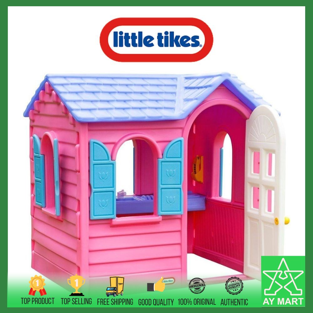 Little Tikes Country Cottage Big Pink Playhouse Outdoor | Shopee Malaysia