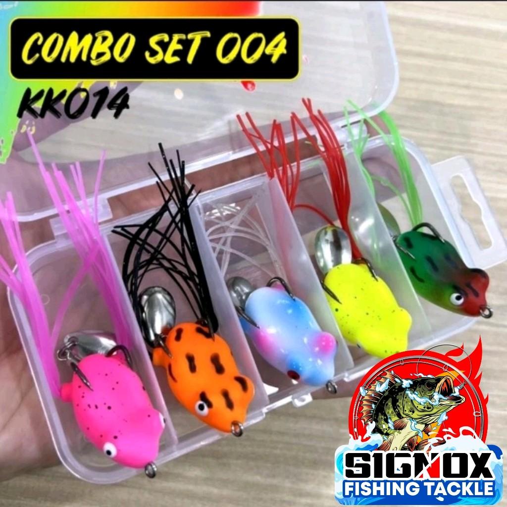 _Signox_Thai Soft Frog dan Tackle Box Umpan katak casting haruan Gewang ...
