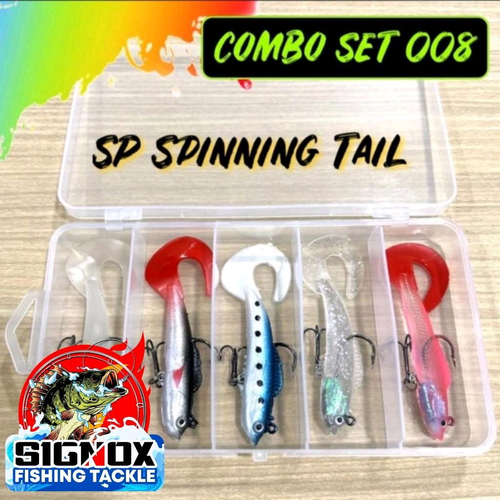 _Signox_SP Ekor Spinning SP Lure dan Tackle Box Umpan SP casting Siakap ...