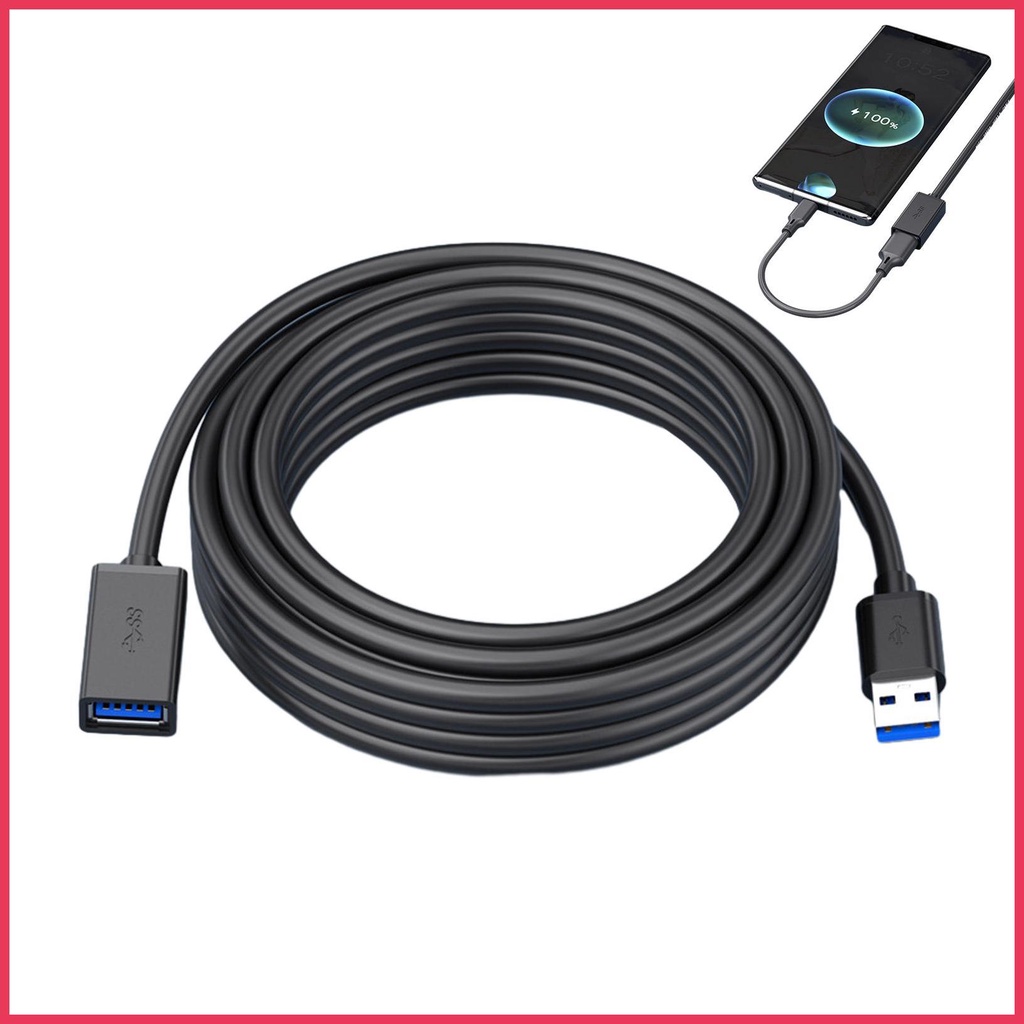 Male to Female USB Cable High-Speed USB Data Extension Cable Fast Data ...