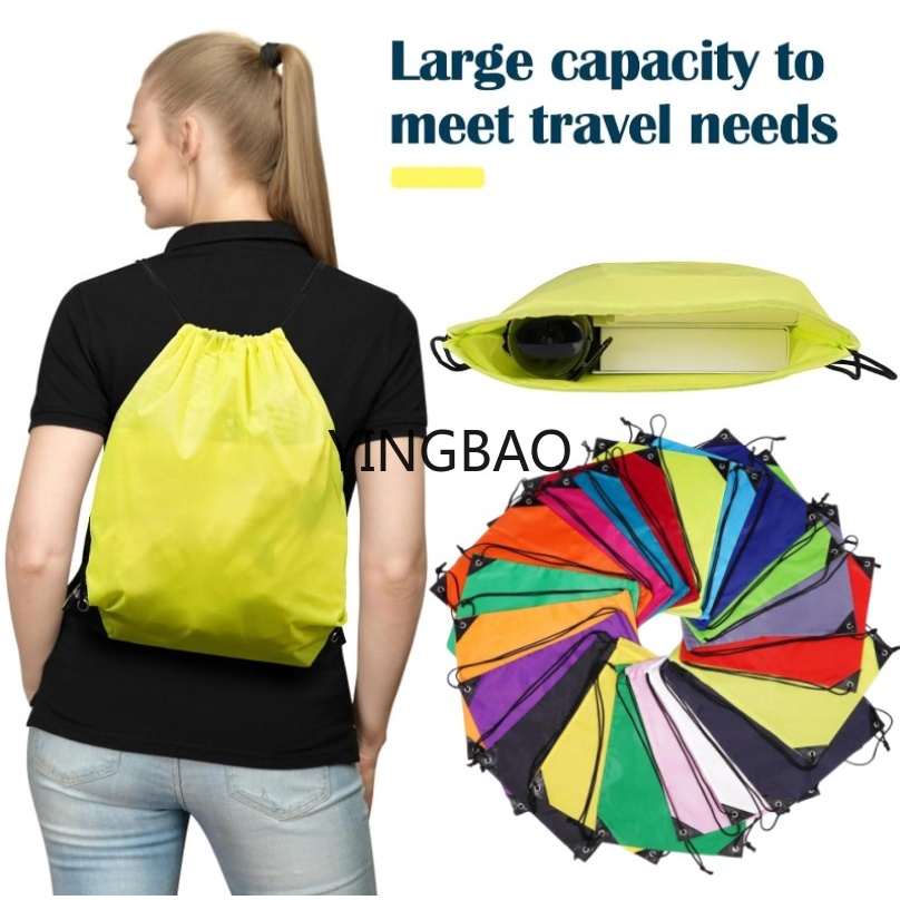 Drawstring Backpack Bulk Drawstring Bags Waterproof Draw String Bags ...