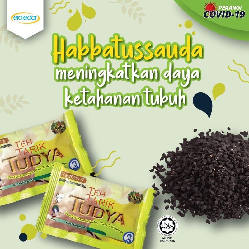 Teh Tarik Tudya Original Herba Instant 3 in 1 Hambat Angin Lawas Berak ...