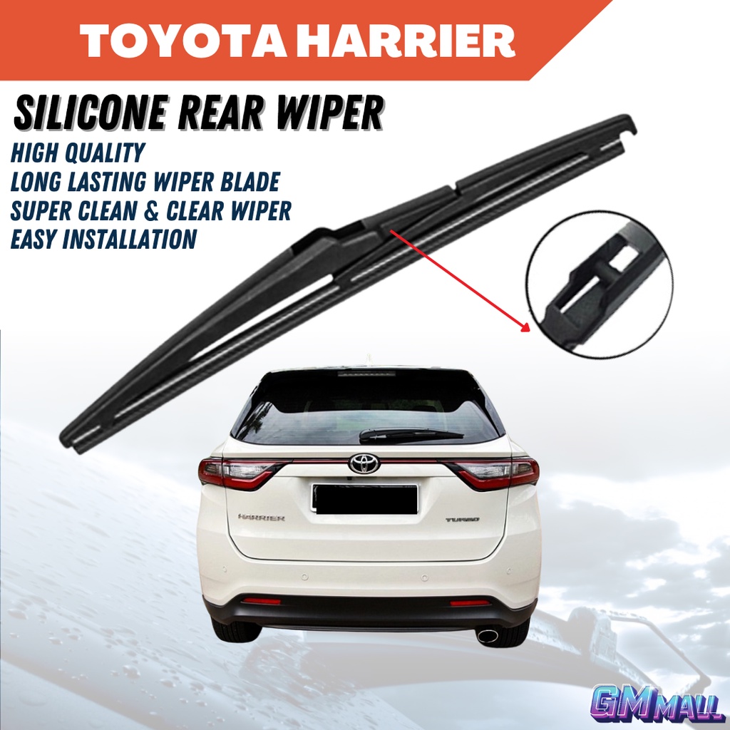 TOYOTA HARRIER (2003-24) REAR WINDSCREEN SILICONE WIPER Blade Viper ...