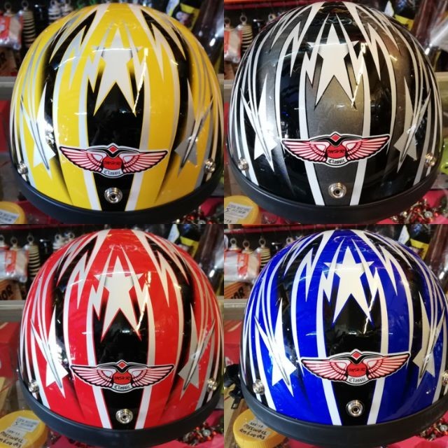 100% ORIGINAL Helmet steng MHR STELLA HALF | Shopee Malaysia