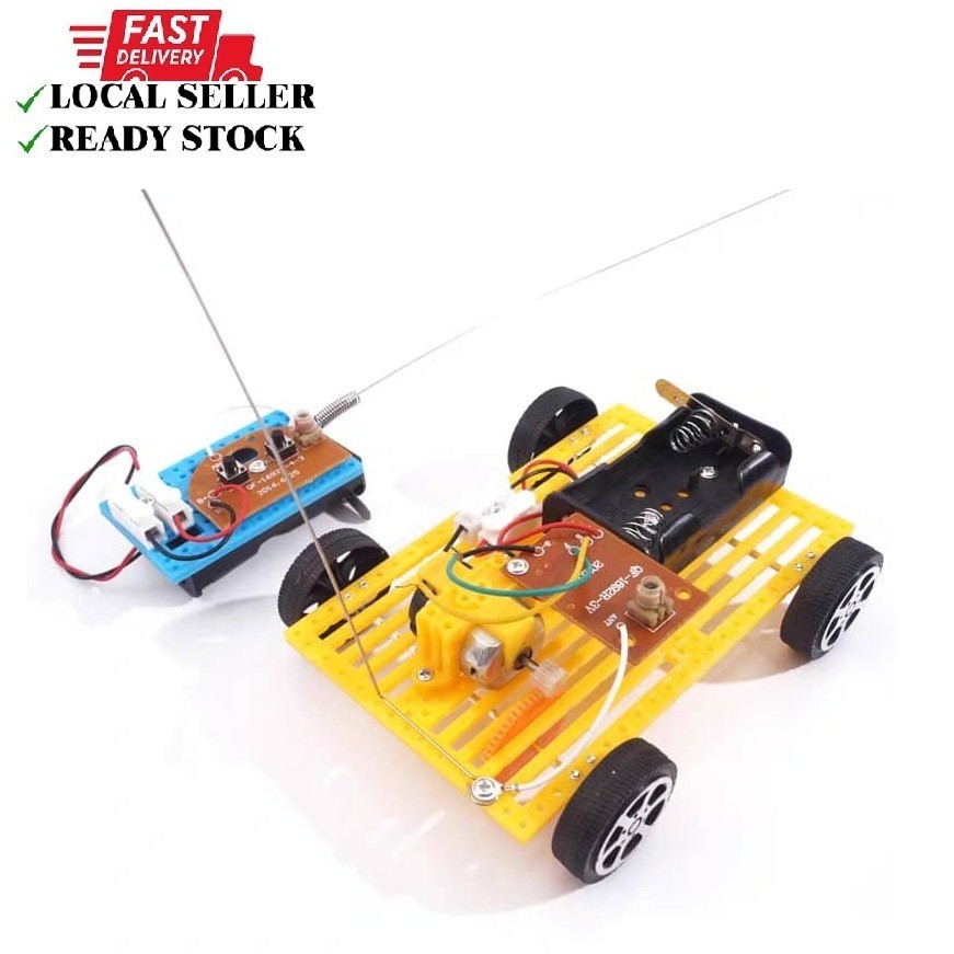 Wireless Remote Control Car Kit DIY Set Science Education Experiment ...