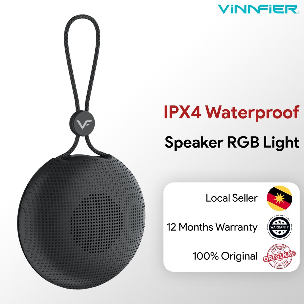 Vinnfier Tango Neo 2 BT IPX4 Waterproof TWS Connectivity RGB Light Mini ...