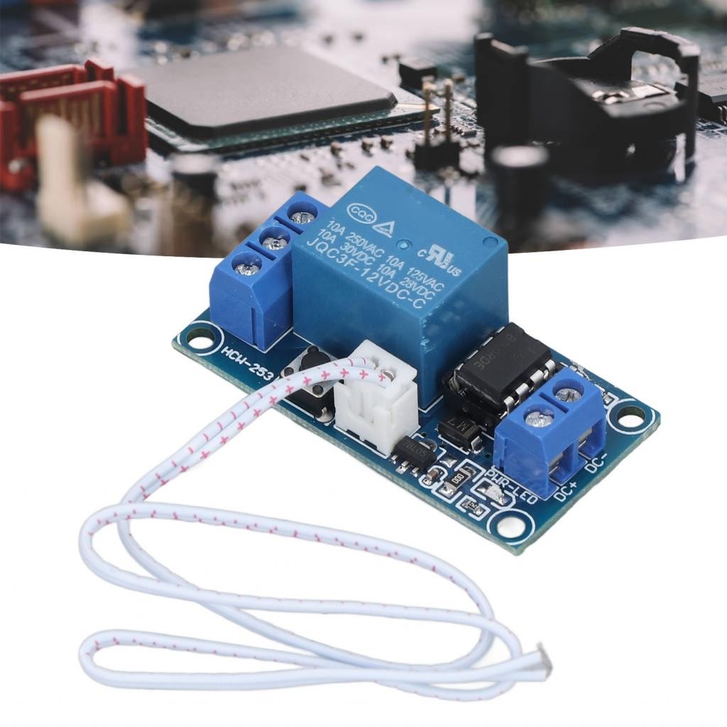 Yohooo Self Locking Relay Module Single Button Microcontroller Board ...