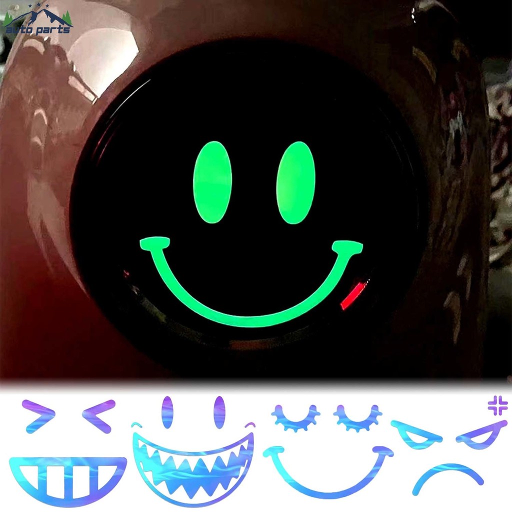 Luminous Emoji Scooter Windshield Decal - Cute, Funny, Creative ...