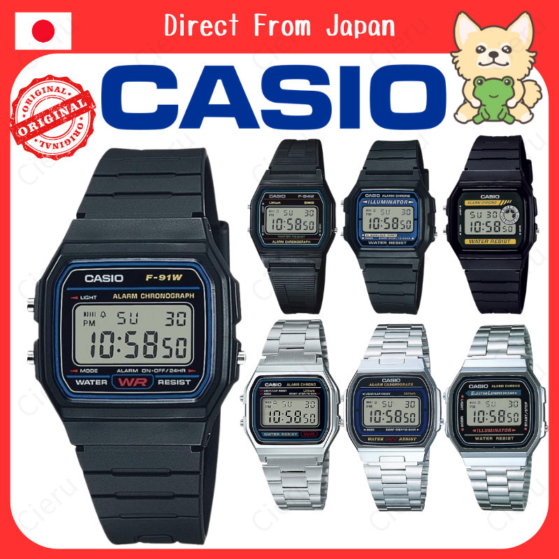 CASIO Watch For Man Original Digital Silver F91W/F105W/A158WA/A168 Affordable Budget | Shopee ...