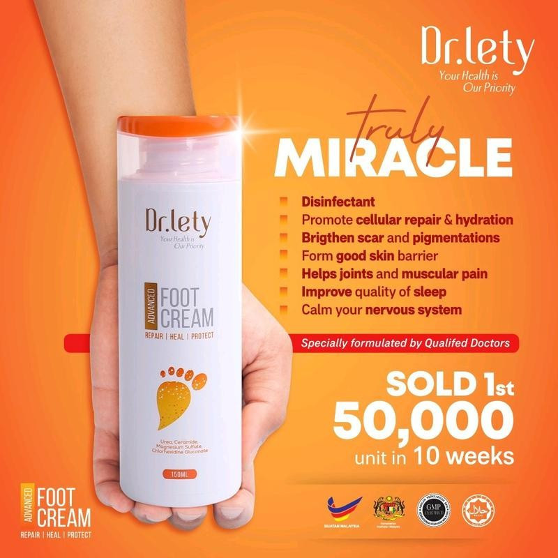 Dr. lety ADVANCED FOOT CREAM(180ml) | Shopee Malaysia