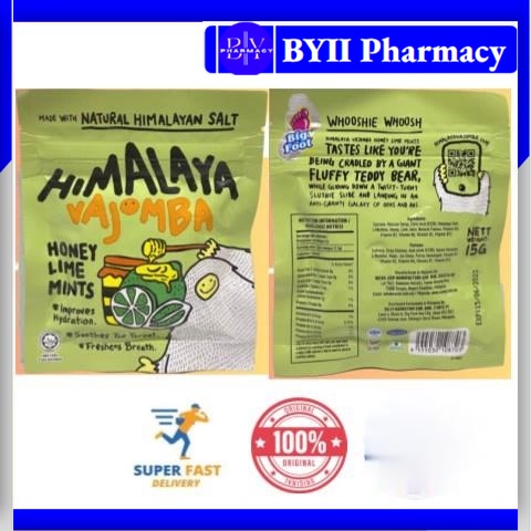 🔥NEW ARRIVAL🔥 Himalaya Vajomba Natural Himalayan Salt Candy (Honey Lime ...