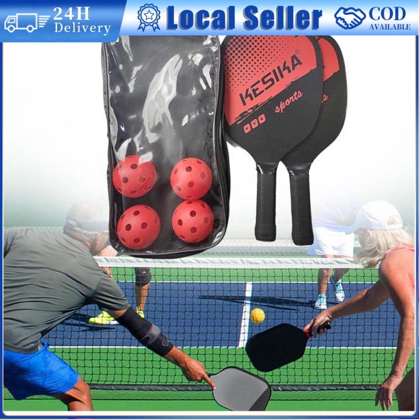 Pickleball Paddles Approved Fiberglass Surface Pickleball Set with 2 ...