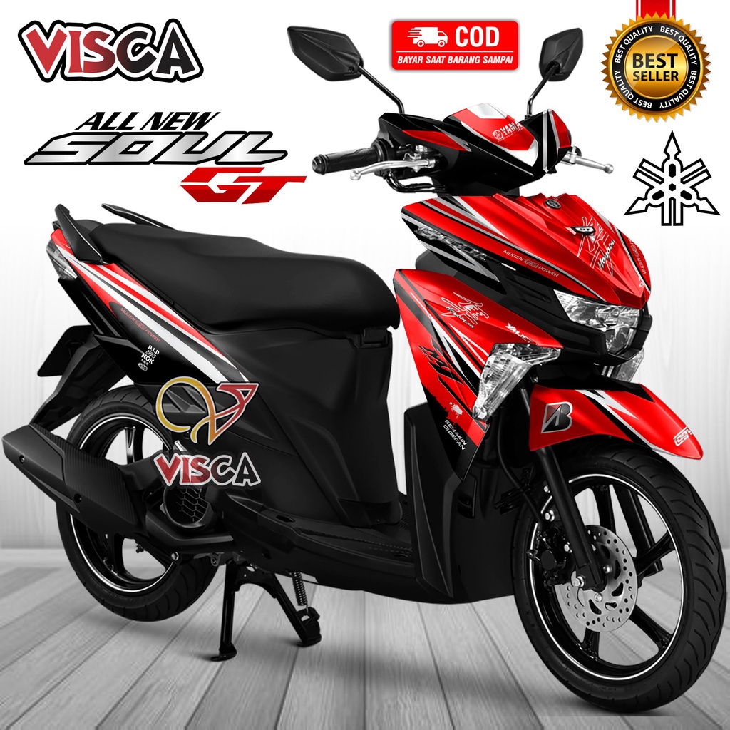 Soul GT 125 Full Body Decal Mio Soul GT 125 Full Body Striping Mio Soul ...