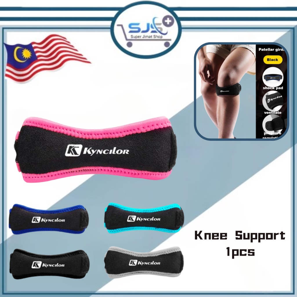 Patella Knee Strap Adjustable Knee Brace Patellar Tendon Stabilizer ...