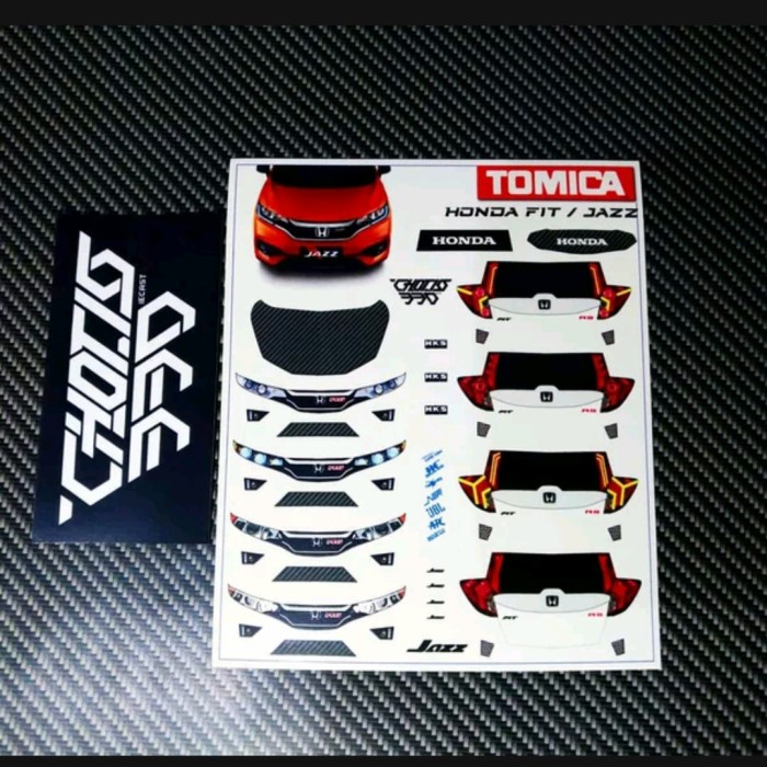 Honda fit tomica diecast Decal or jazz detile lights, not hotwheels ...