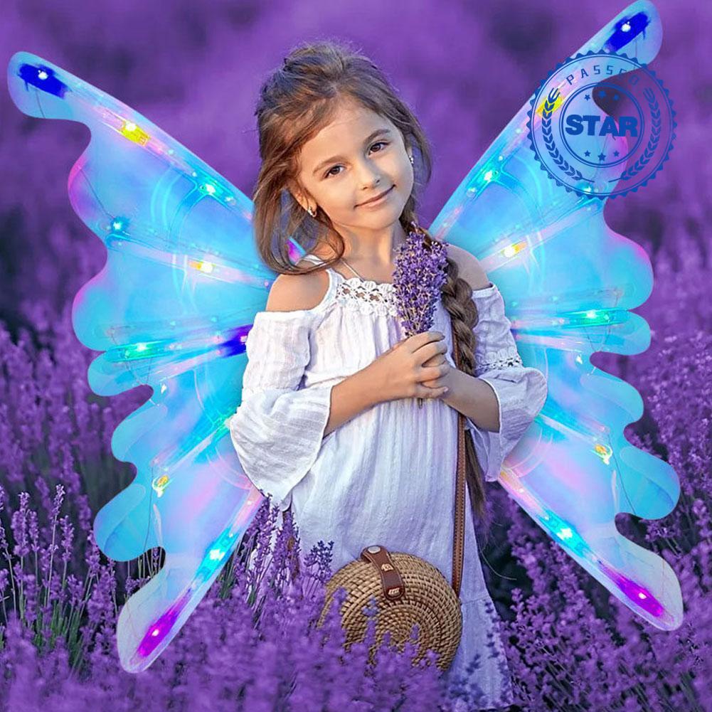 Electric Angel Wing Flapping Butterfly Wing LED Fairy Wing Costume for ...