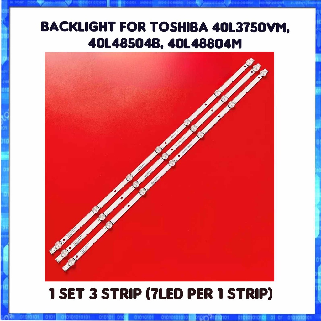 NEW Backlight LED- TV Toshiba 40L3750VM | Shopee Malaysia