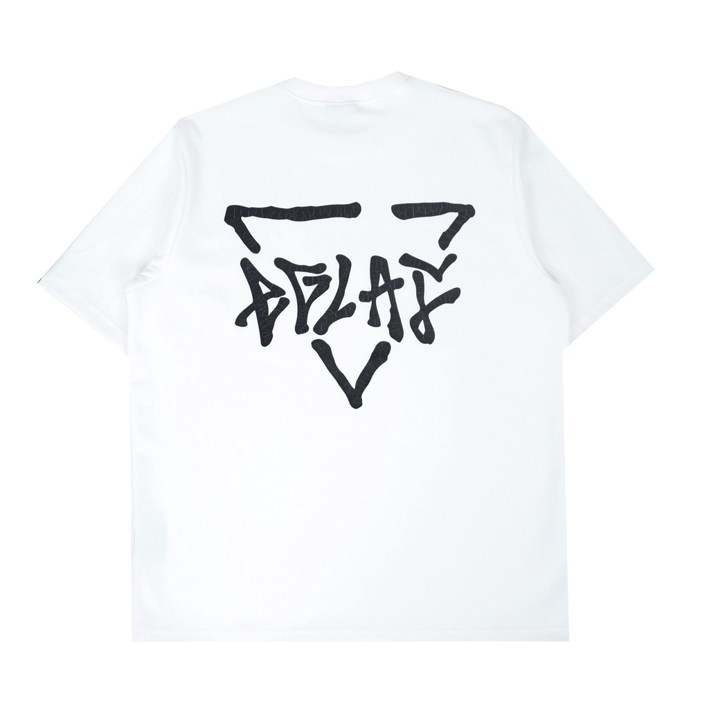 EGLAF Crack Logo Oversize T-Shirt White | Shopee Malaysia