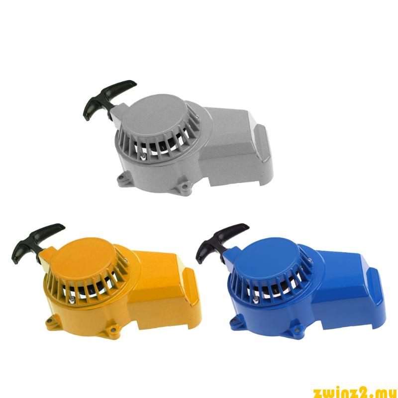 zwinz2 Engine Recoil Starter Aluminum Pull starter Easy to Pull Fit 49cc Mini Dirt Pocket Pit ...