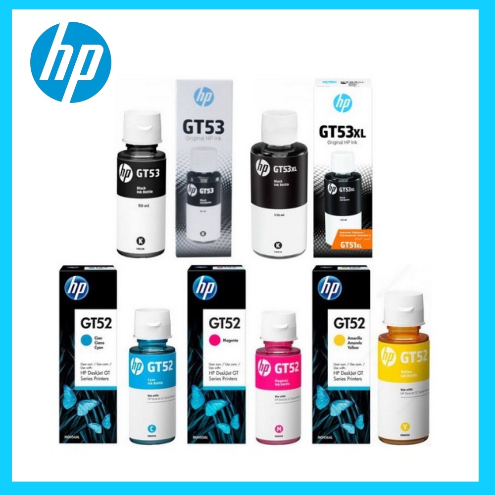 HP GT53XL GT53 GT52 GT53XL ORIGINAL INK BOTTLE FOR GT5810 , GT5820 , HP ...