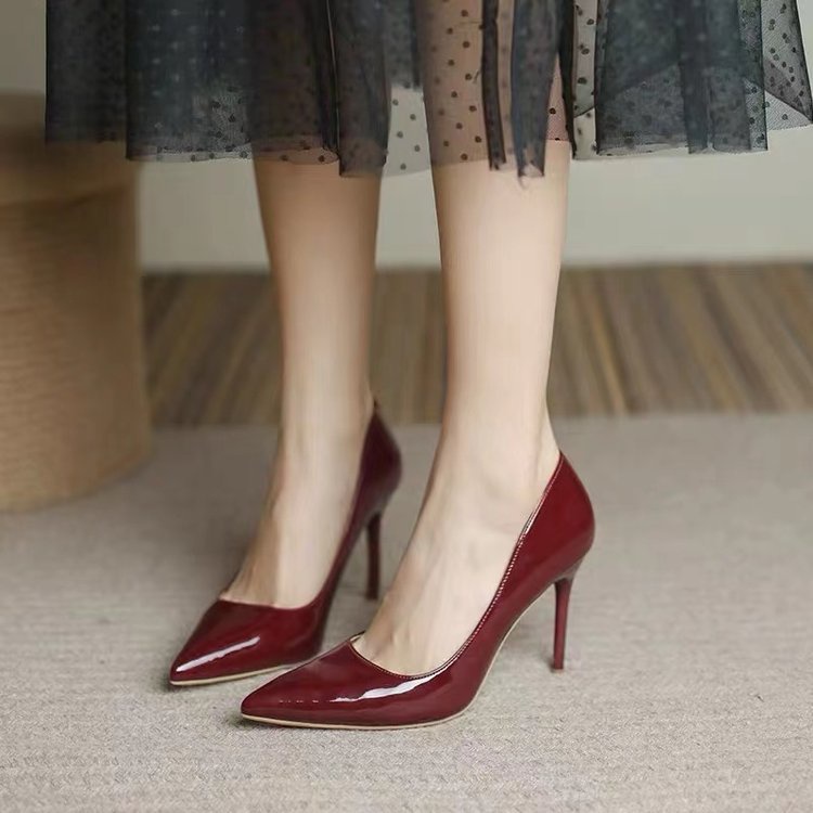 High Heels Pointed Toe Stiletto Fashion Banquet Women's Shoes Size 34 ...