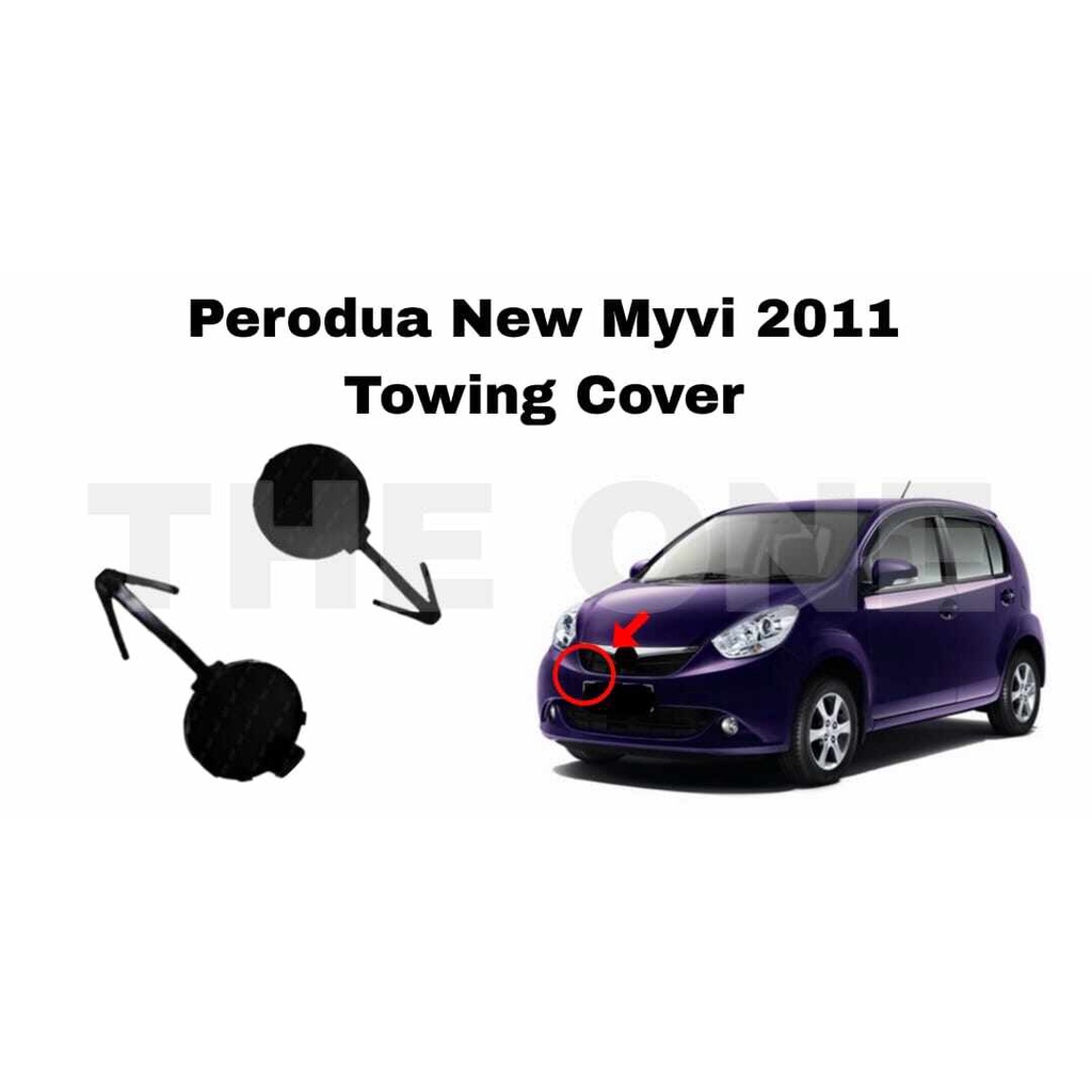PERODUA LAGI BEST NEW MYVI 2011 TOWING COVER CAP/PENUTUP FRONT & REAR ...