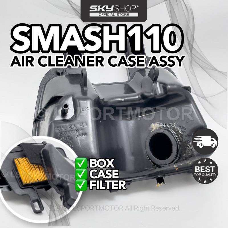 SUZUKI SMASH AIR CLEANER CASE ASSY (COMPLETE) KOTAK ANGIN FILTER AIR ...