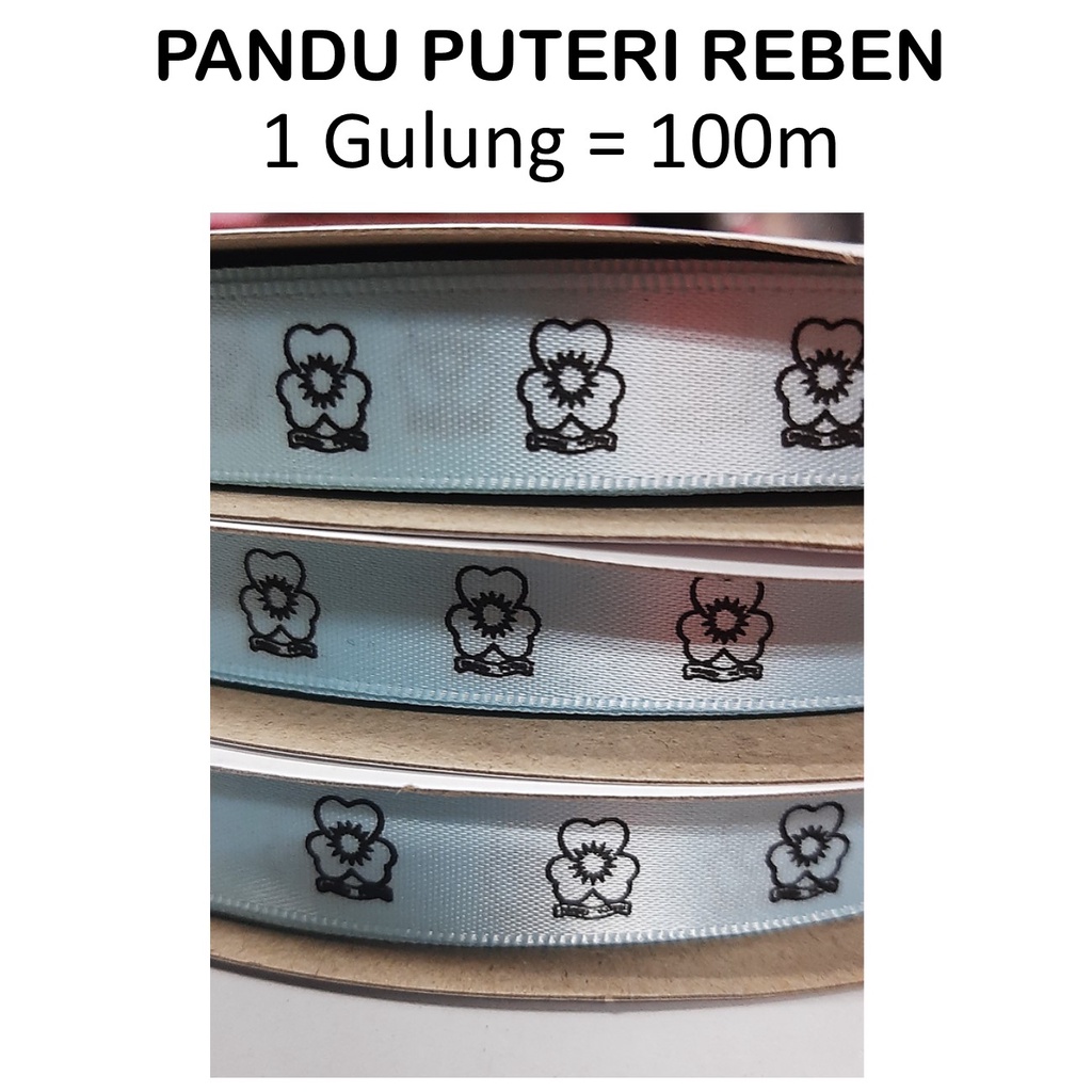 PPPM Pandu Puteri Flower Ribbon Scarf Skaf Reben Bunga Pandu Puteri ...