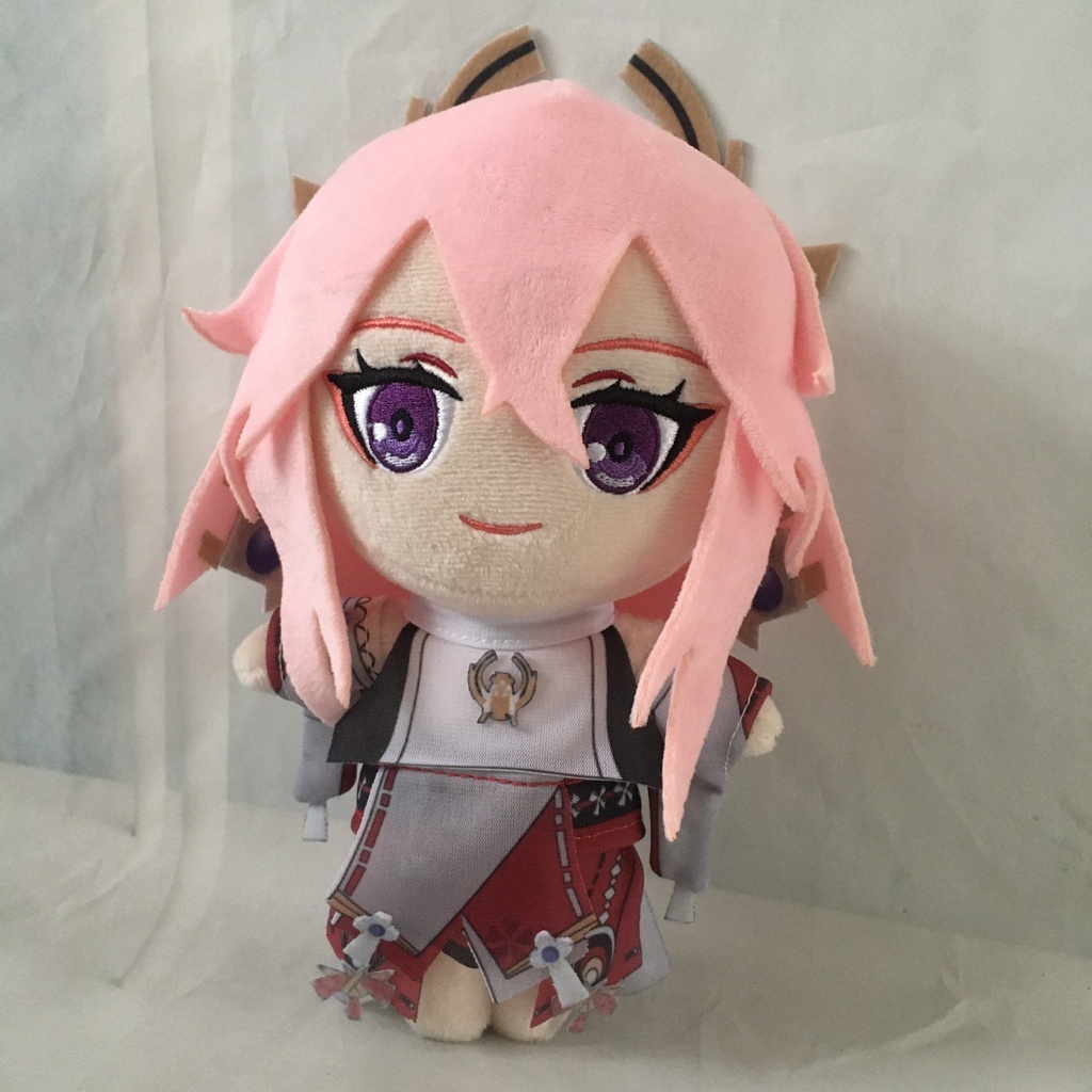 20cm Genshin Impact Stuffed Doll Lyney Noelle Kazuha Amber xiao Plush ...