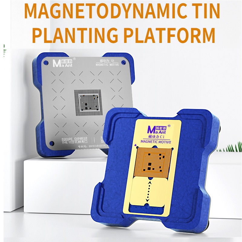 MaAnt C1 Magnetic CPU BGA Reballing Stencil Kit Platform For Phone A8 ...