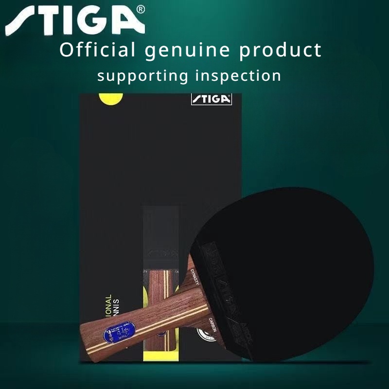 Stiga Genuine Xu Xin Blue Label Ebony Table Tennis Racket Low Board ...