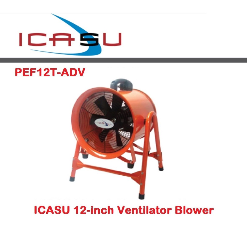Icasu PEF 12-inch / 300mm (520-watt) Portable Ventilation Blower ...