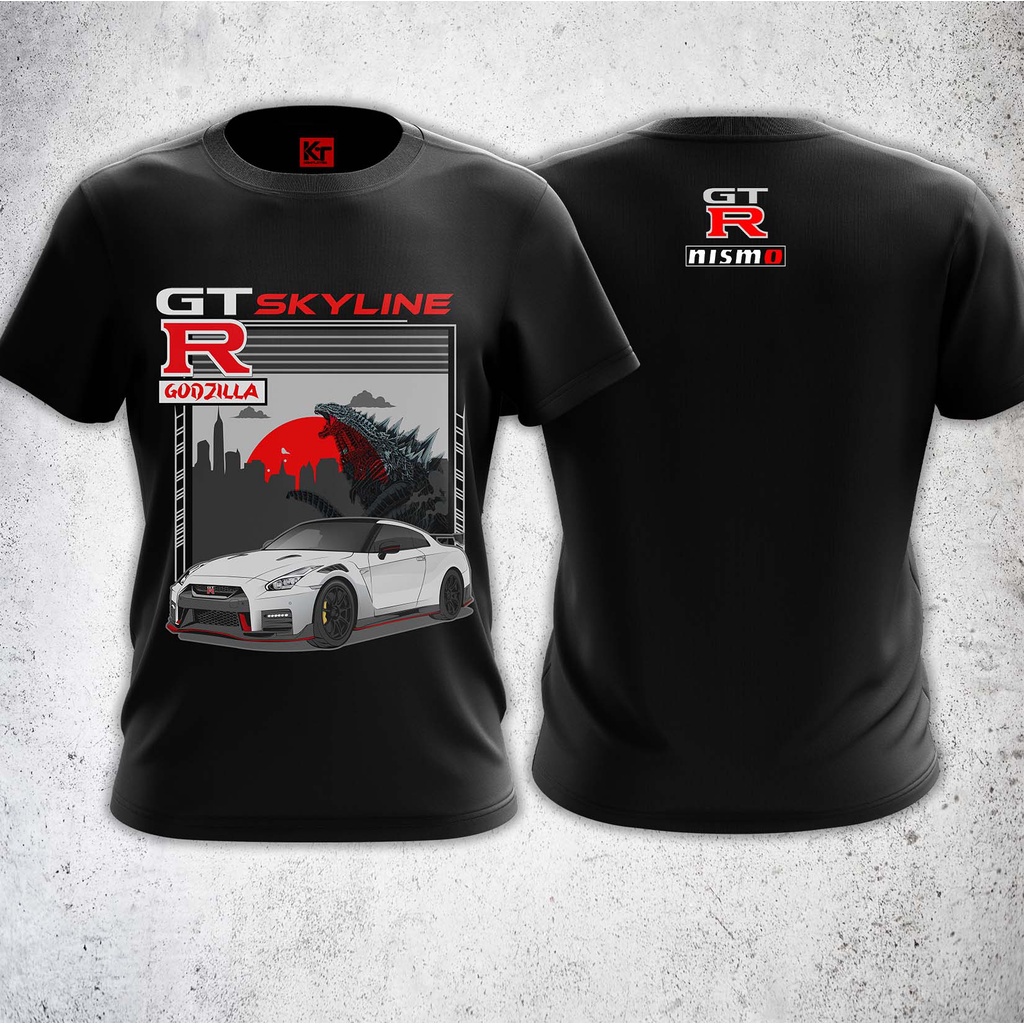 High end short arm men's and women's T-shirts with skyline gtr r35 ...