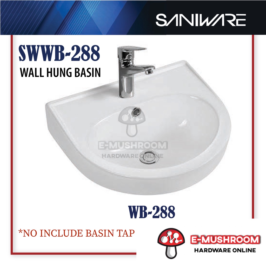 Saniware Wall Hung Basin - WB-288 | Shopee Malaysia