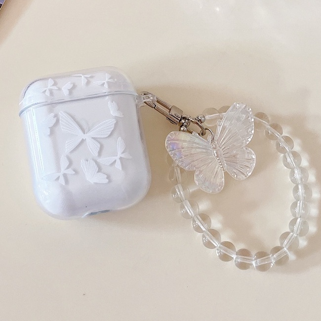 i12 inpods 12 Earphone Case Fresh Butterfly Colorful Love Heart Floral ...