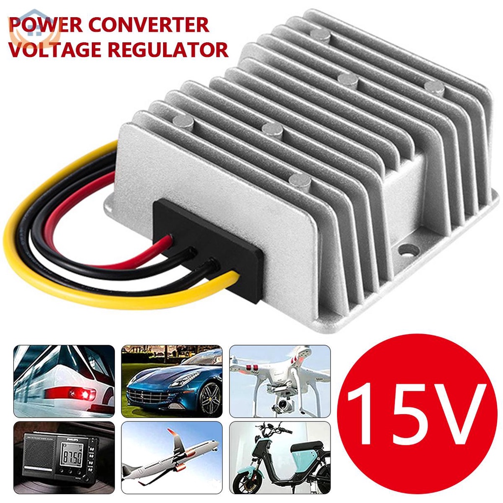 Power Supply Converter Regulator DC 12V to 15V 15A Step-Up Voltage ...