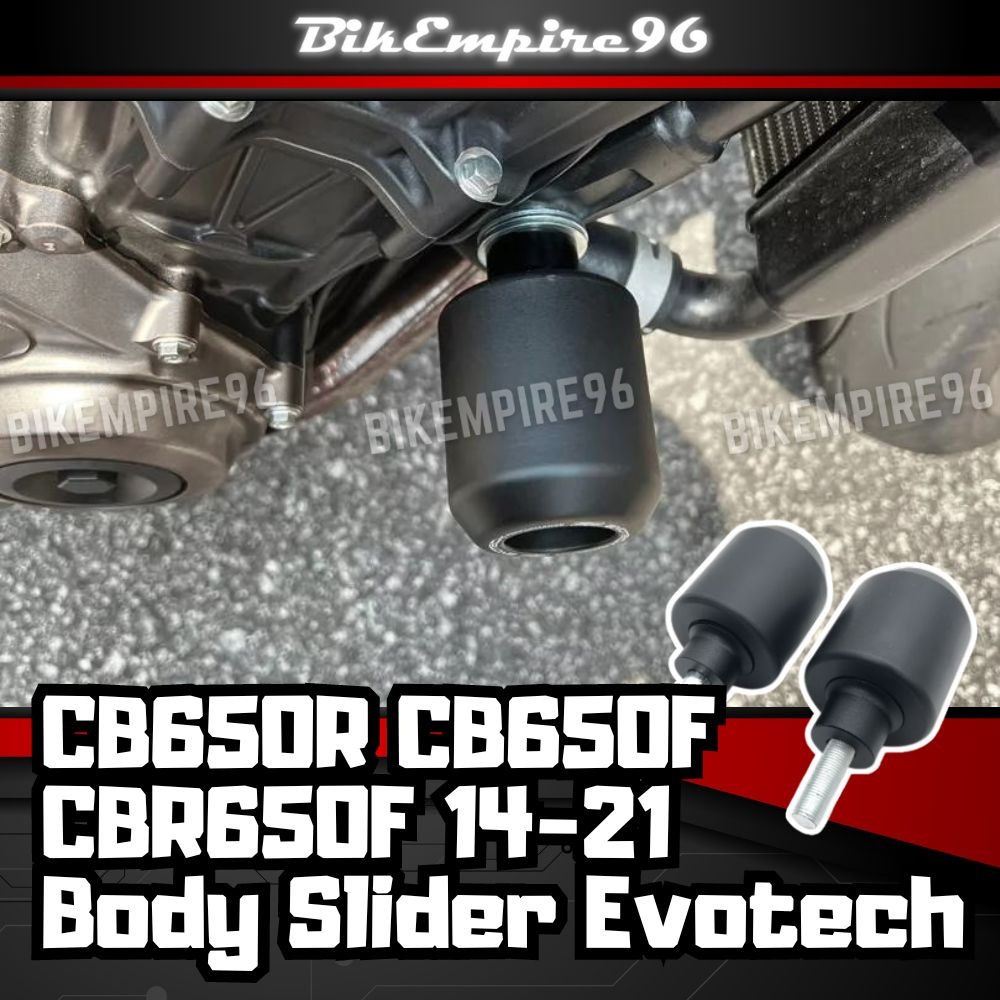 CB650R CB650F CBR650FBody Slider Evotech Motor cycle Frame Sliders ...
