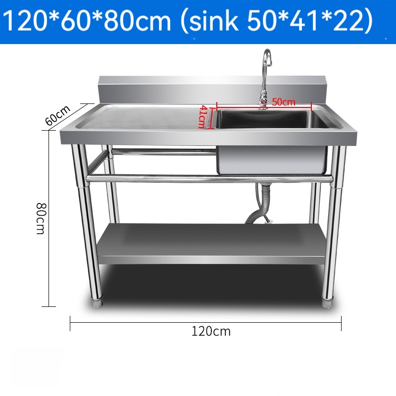 Stainless Steel Single Bowl Sink With Drainboard / Mangkuk Sinki Kanan ...