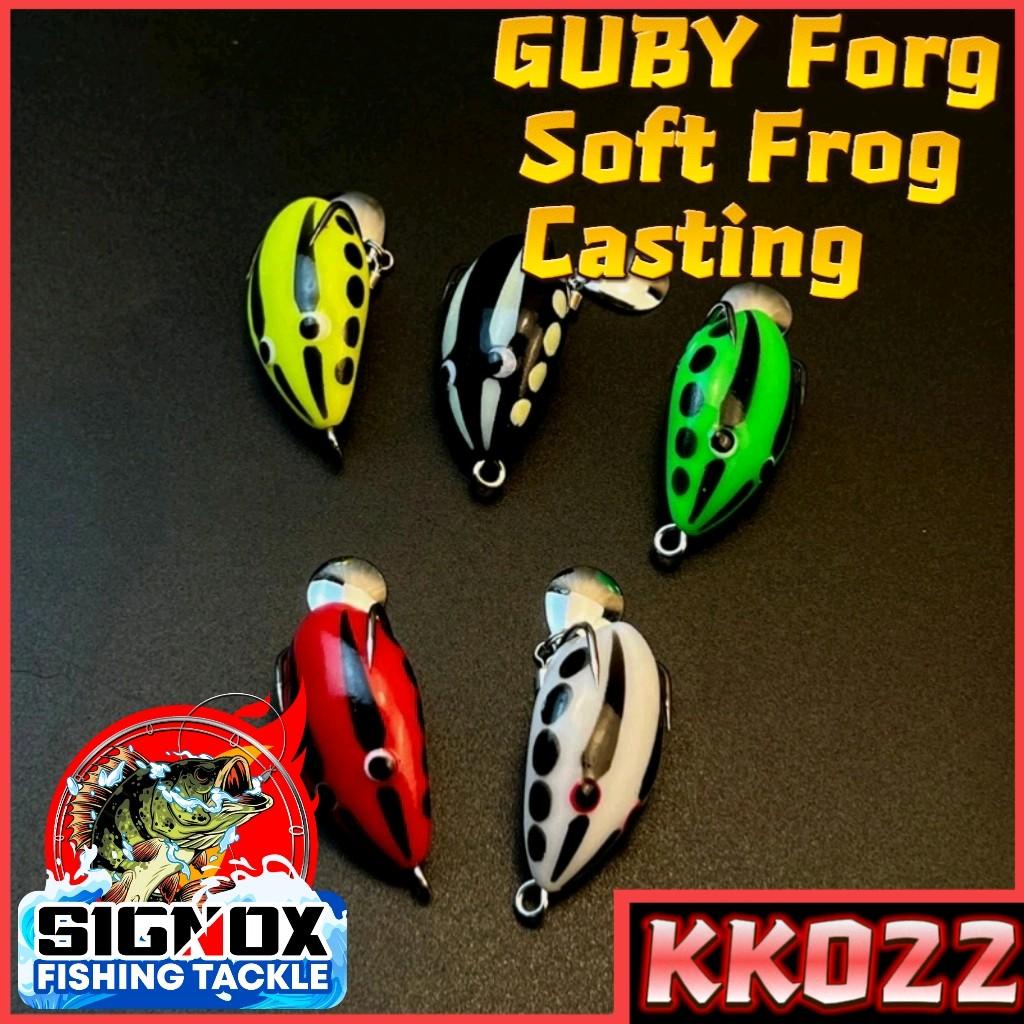 _SignoxTackle_GUBY Frog Soft Frog Casting Snakehead Topwater Bait ...