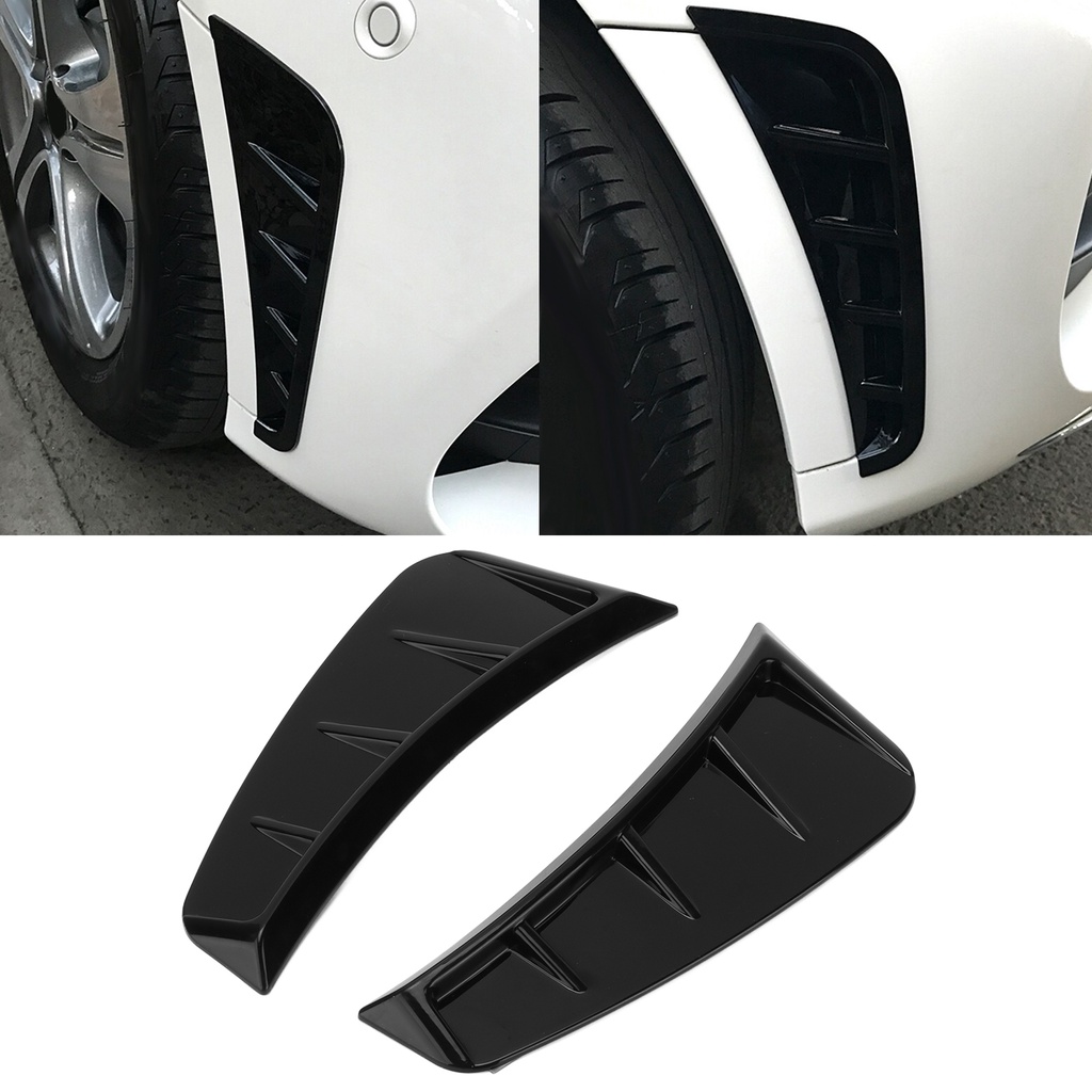 [CSS]Side Marker Air Wing Vent Cover Trim ABS Glossy Black ABS ...
