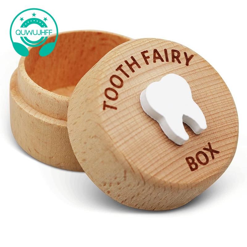 Tooth Fairy Wood Box Tooth Fairy Box Kids Tooth Boxes Cute 3D Carved ...