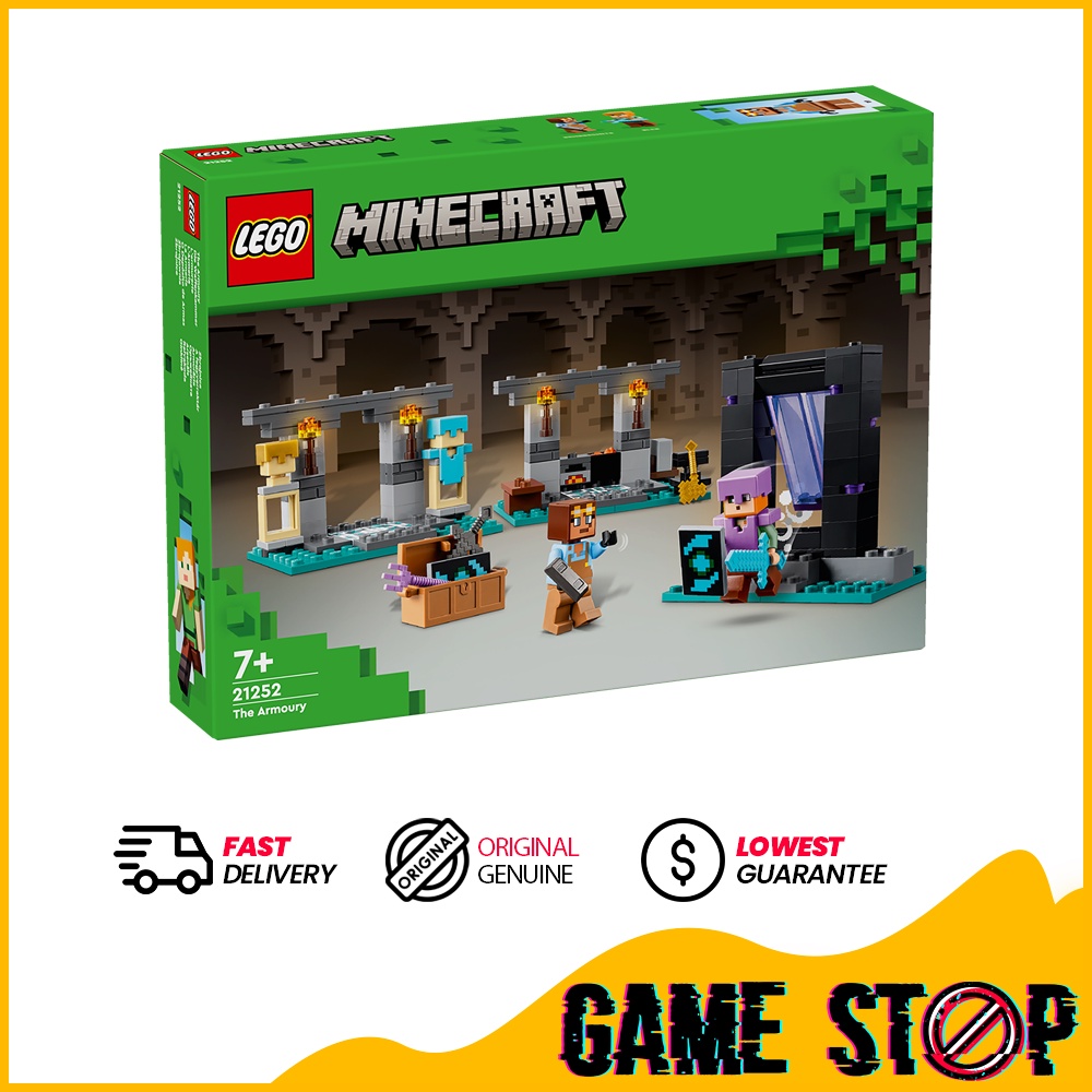 Lego 21252 Minecraft The Armory | Shopee Malaysia